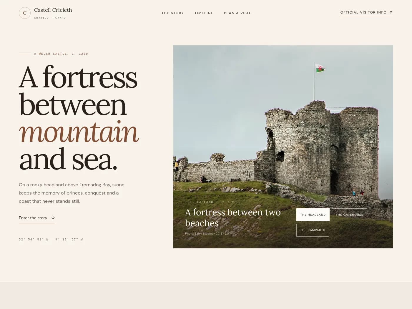 Criccieth Castle Showcase