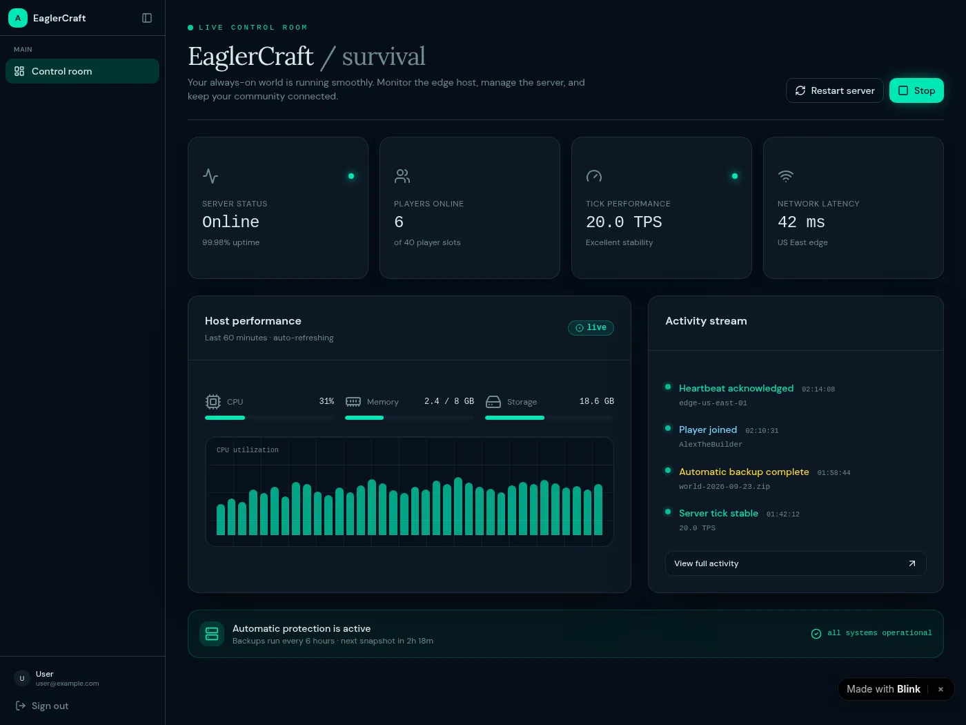 EaglerCraft ServerLauncher