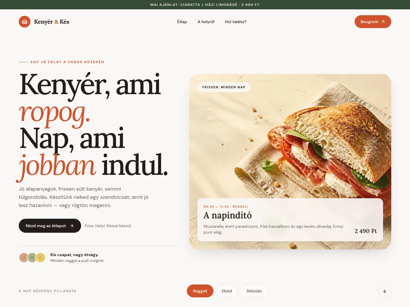 Sandwich Bistro Site