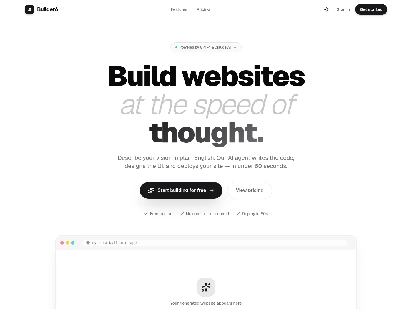 AI Website Builder