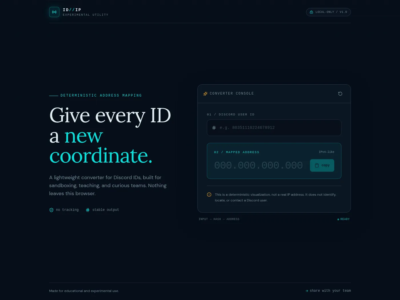 Discord ID IP Converter