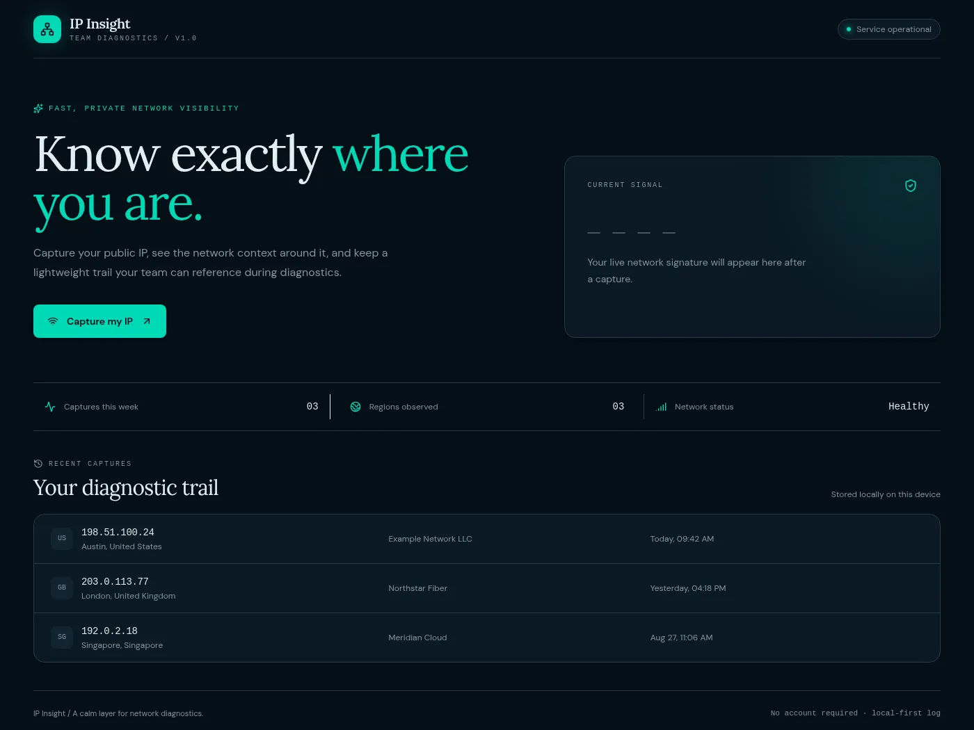 IP Insight Dashboard