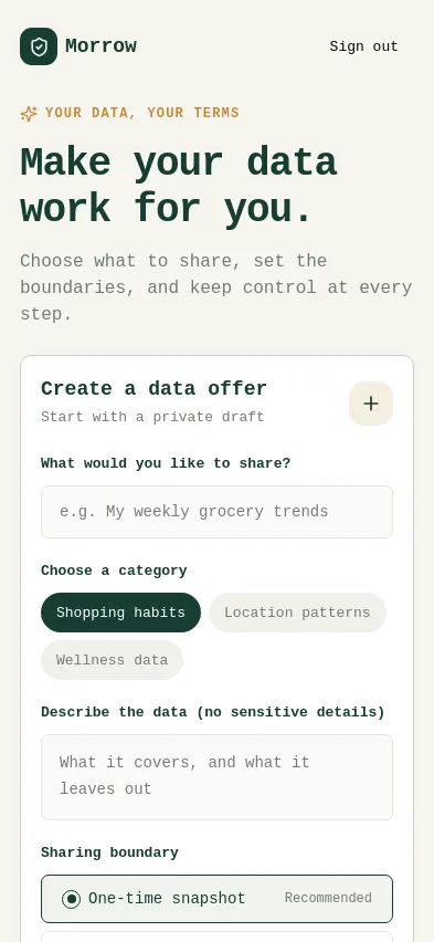 Data Exchange App