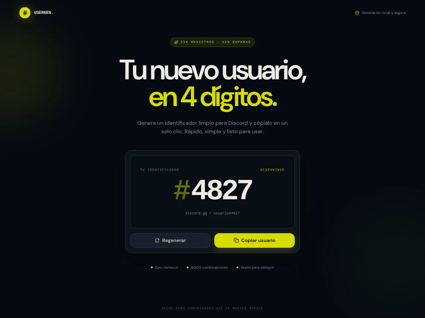 Discord 4-Digit Usergen