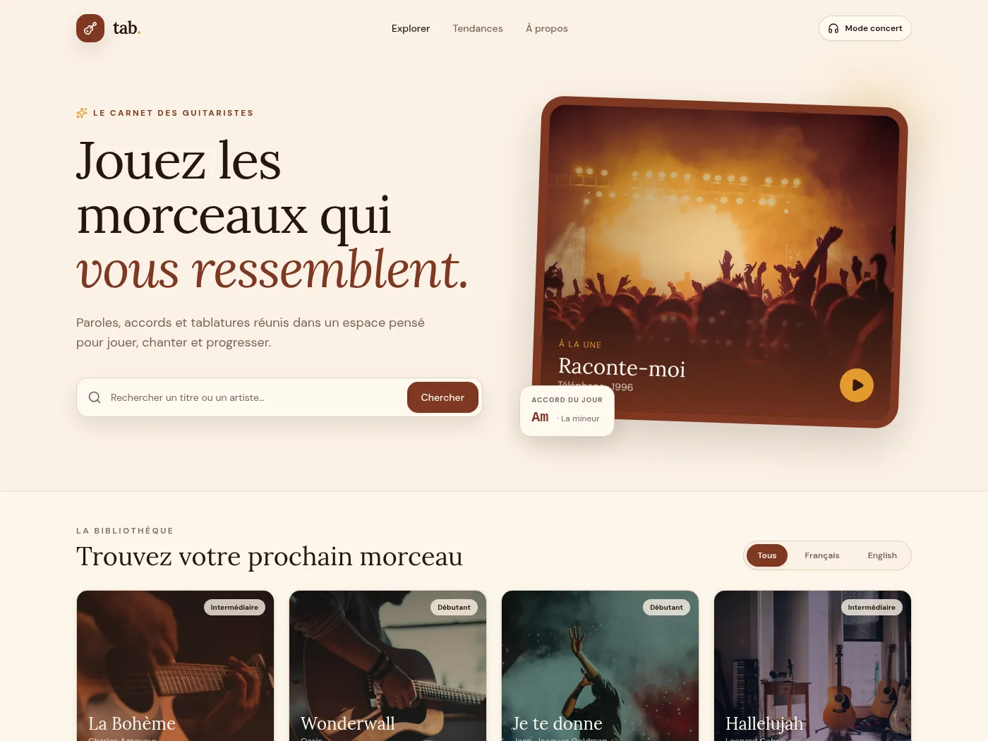 TabLyrics Guitar App