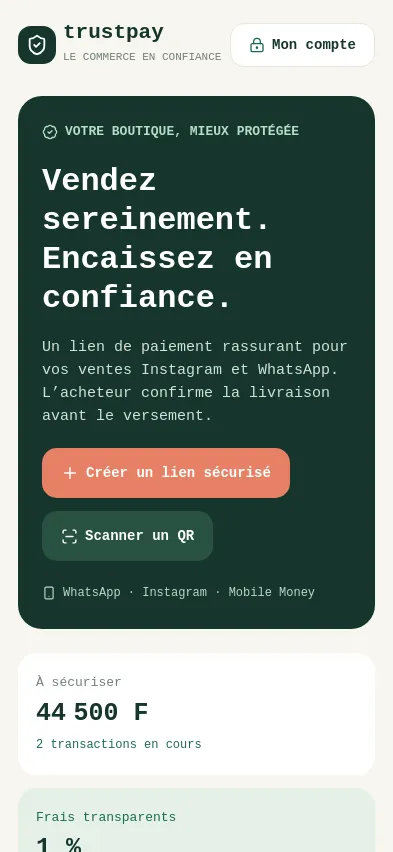 TrustPay Mobile Escrow