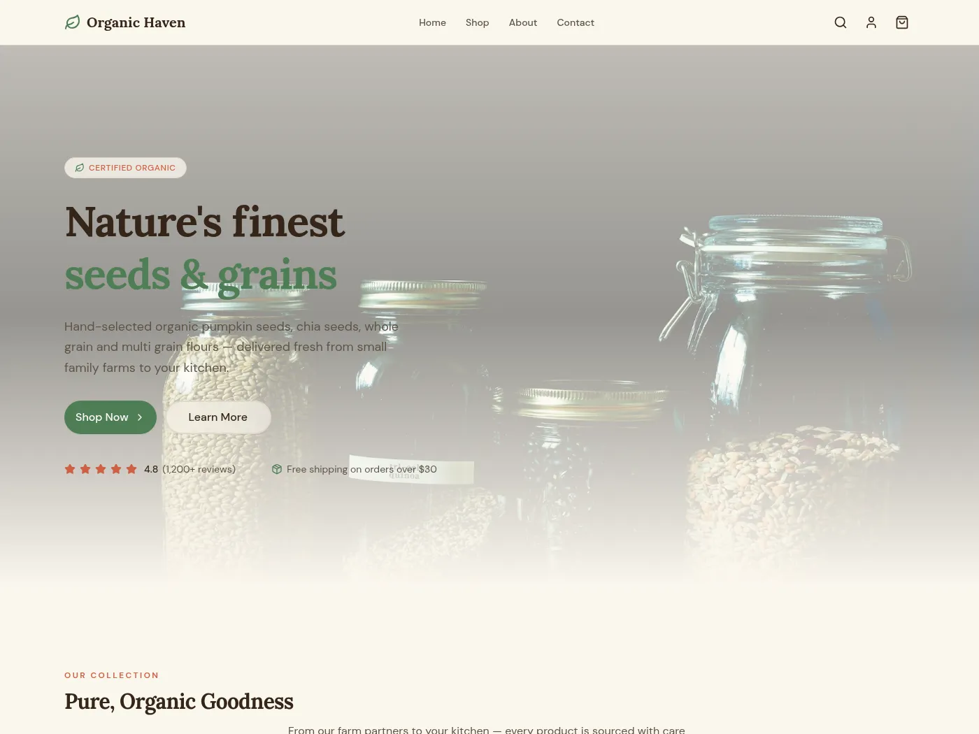 Organic Shop Haven