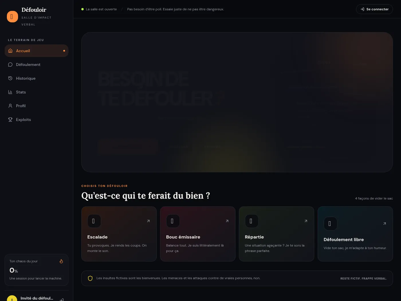 Défouloir AI Chatroom