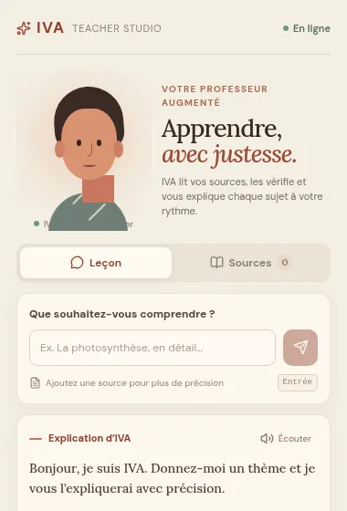 IVA Avatar Teacher