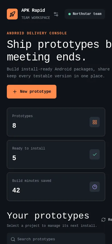 APK Rapid Prototyper