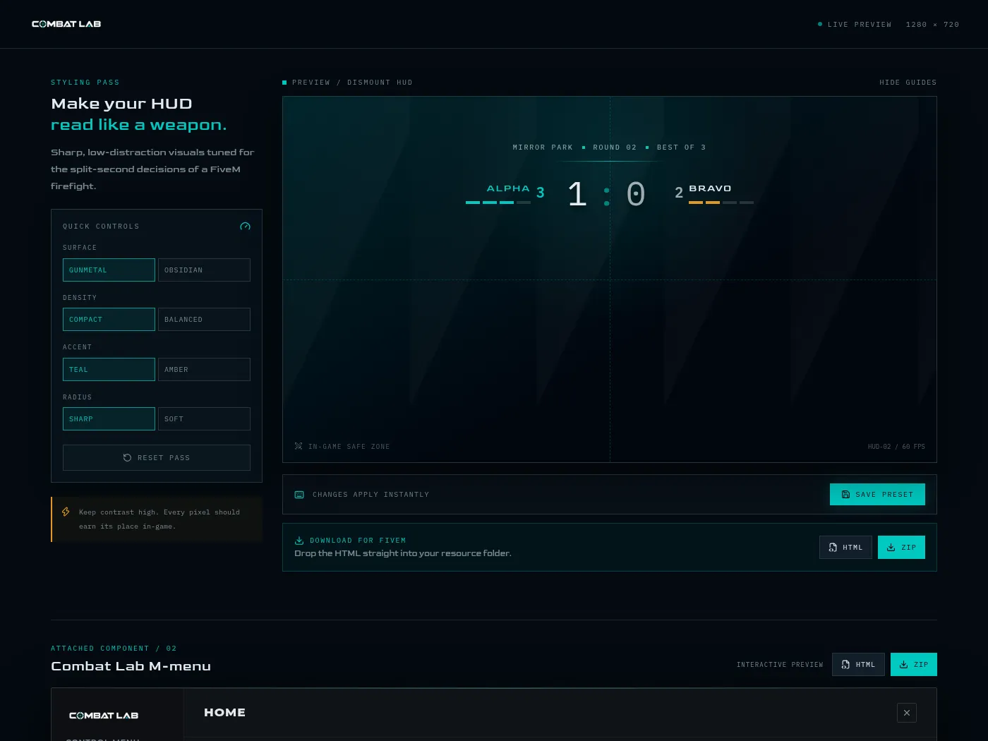 FiveM UI Styler