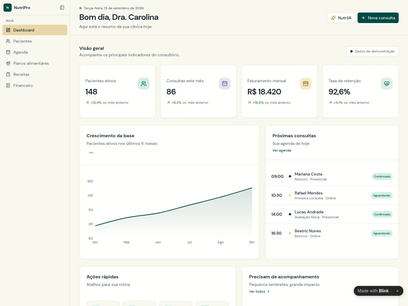 NutriPro SaaS Platform
