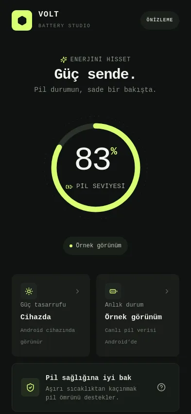 Aesthetic Battery Meter