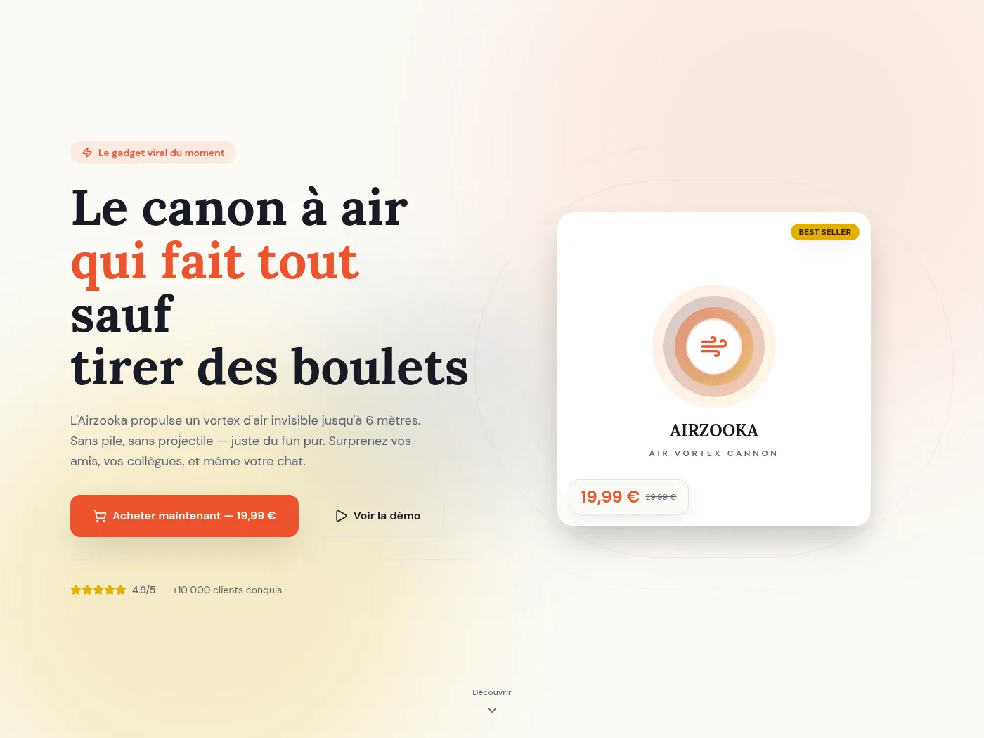 Airzooka Shop Website