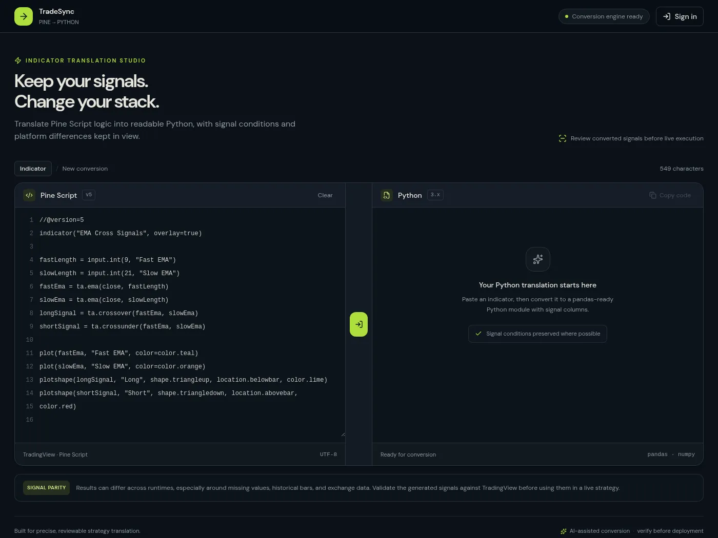 TradeSync Converter
