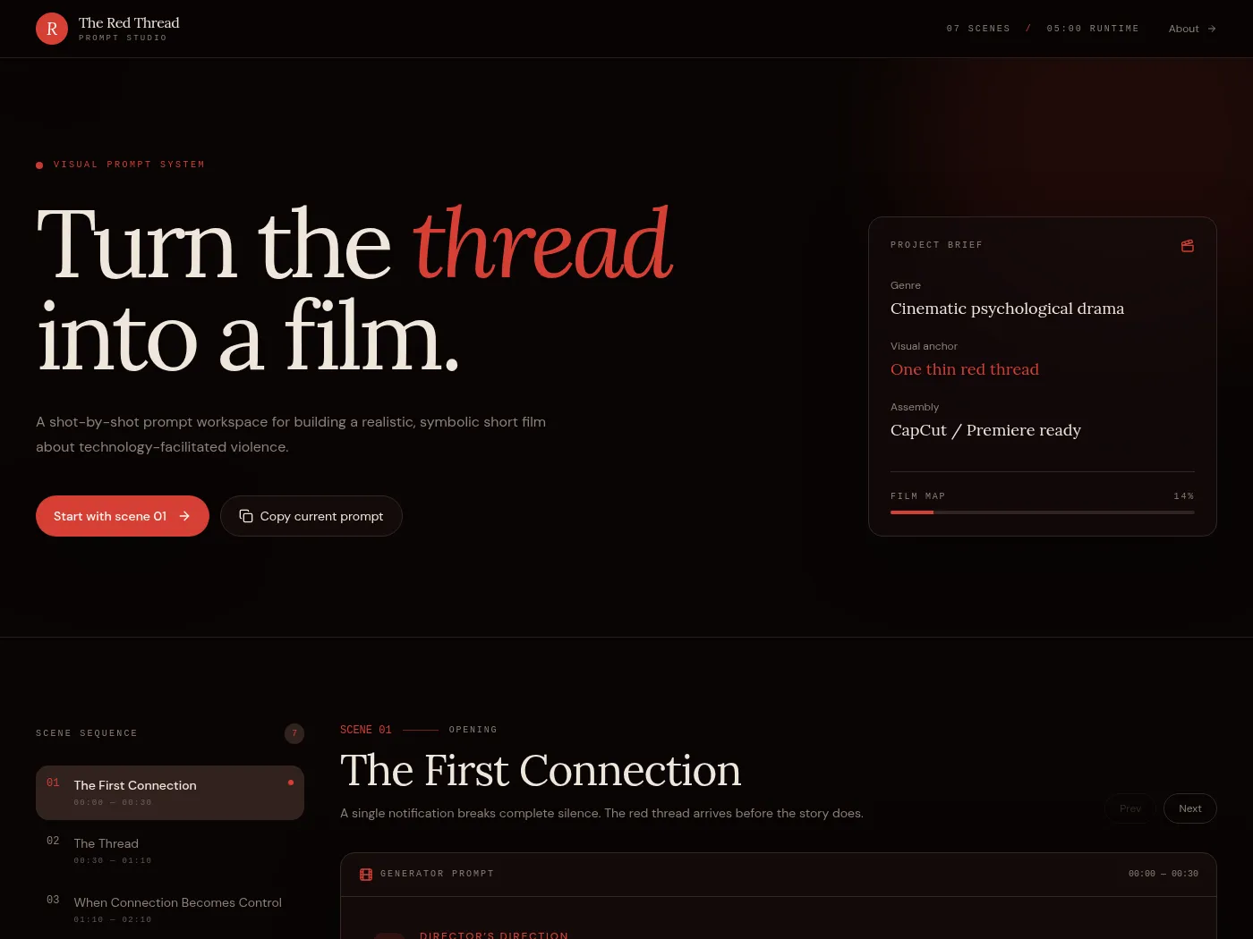 The Red Thread Prompter
