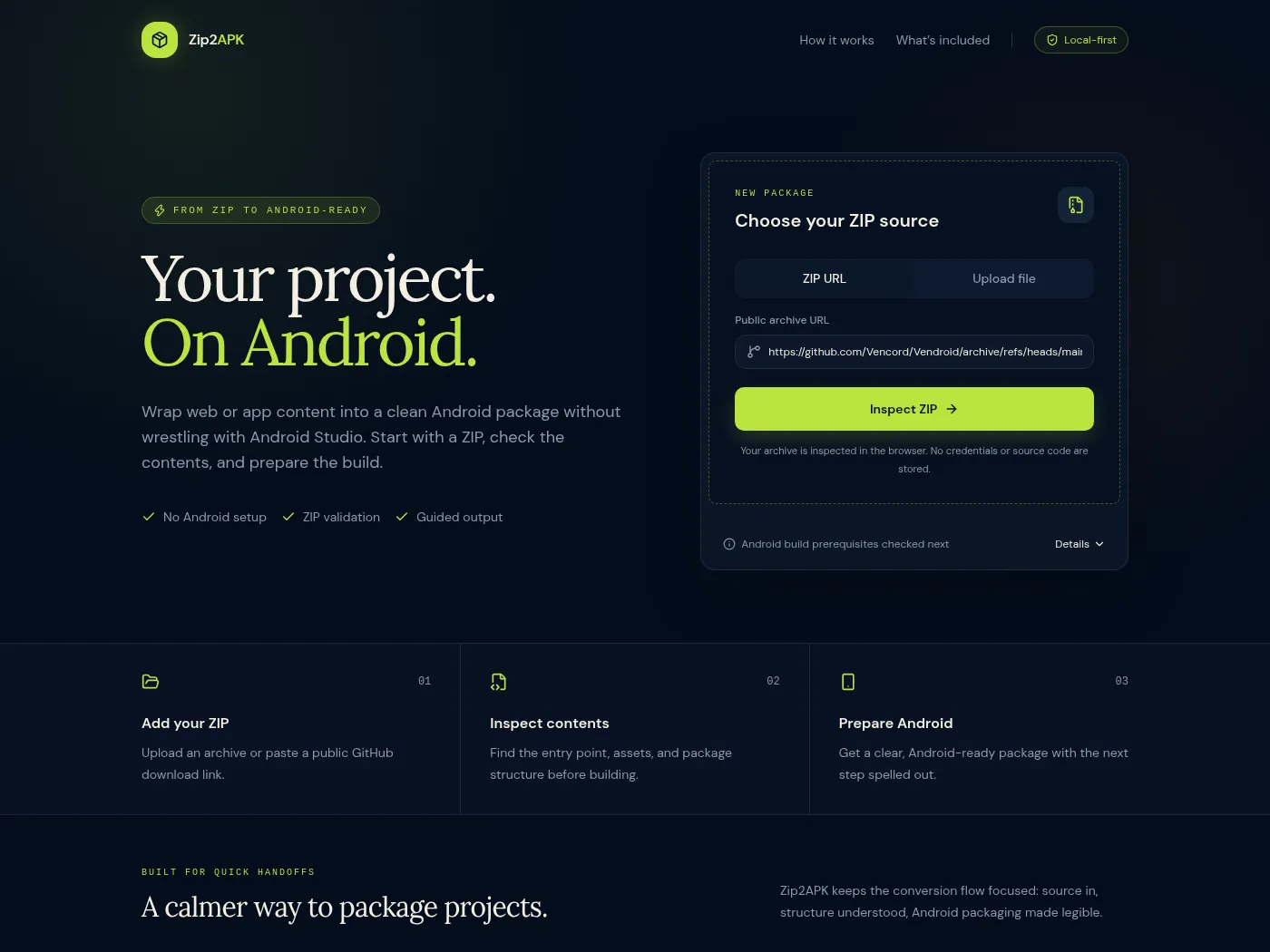 Zip2APK Converter