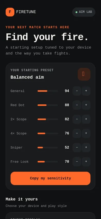 Free Fire Sensitivity Guru