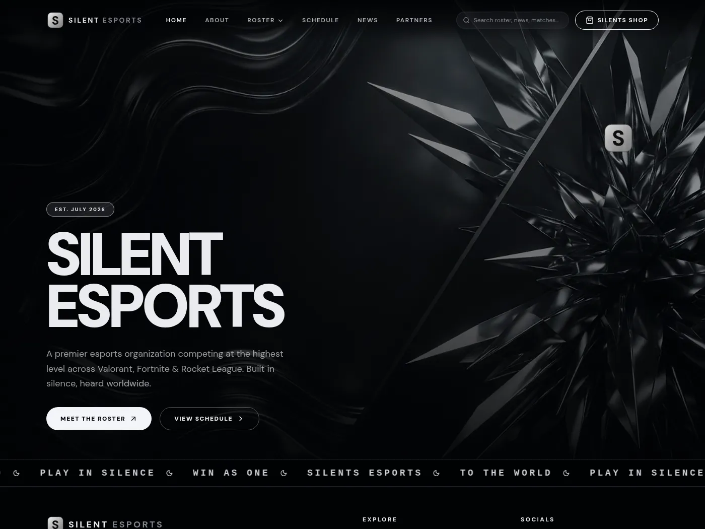 SilentS Esports Portal