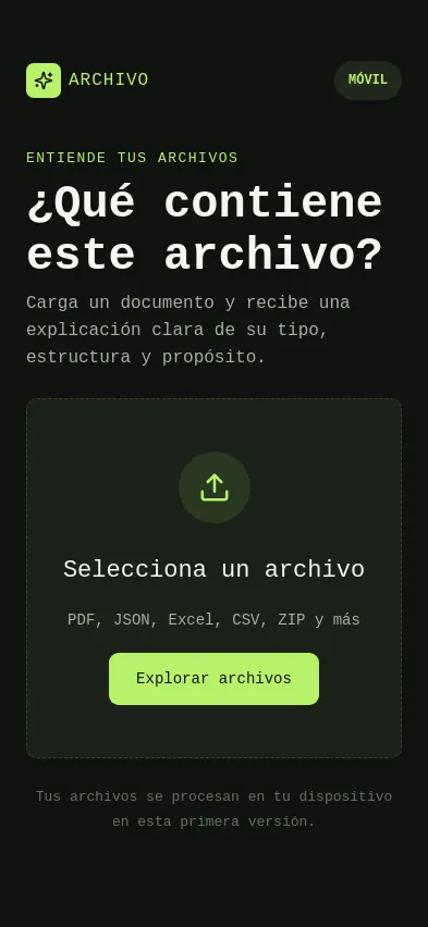 Archivo Analyzer