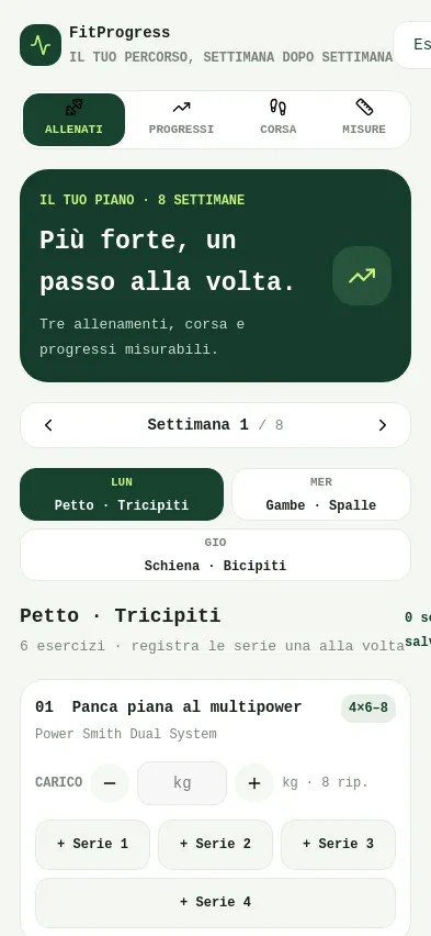 FitProgress Tracker
