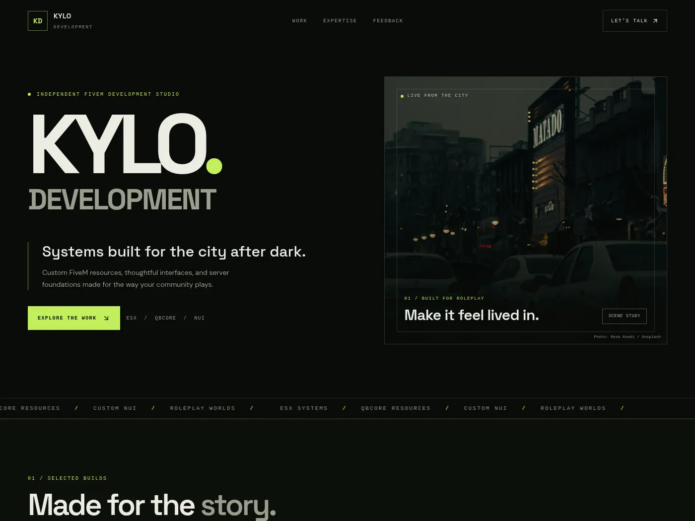 Kylo FiveM Dev Portfolio
