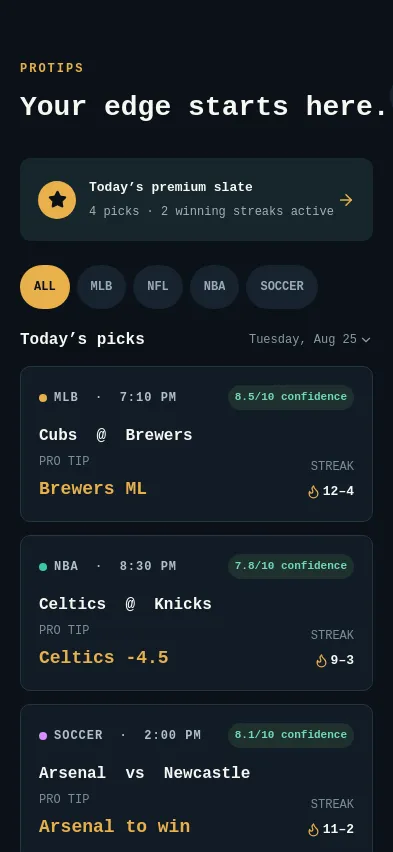 ProTips Sports Predictions
