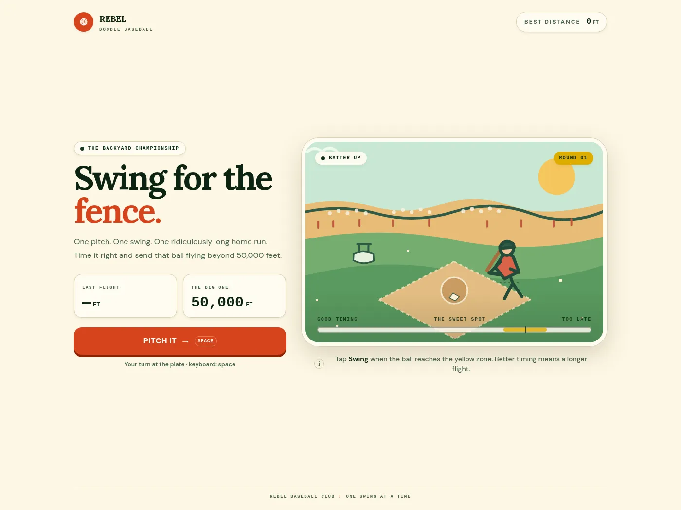 Rebel Doodle Baseball