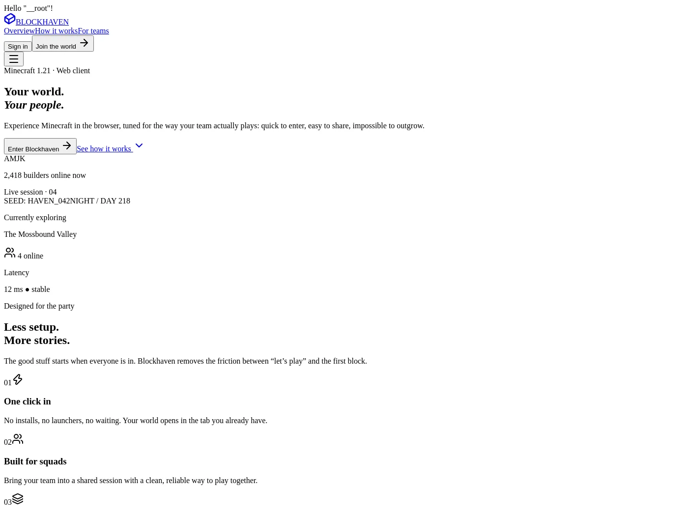 MineCraft Web Client