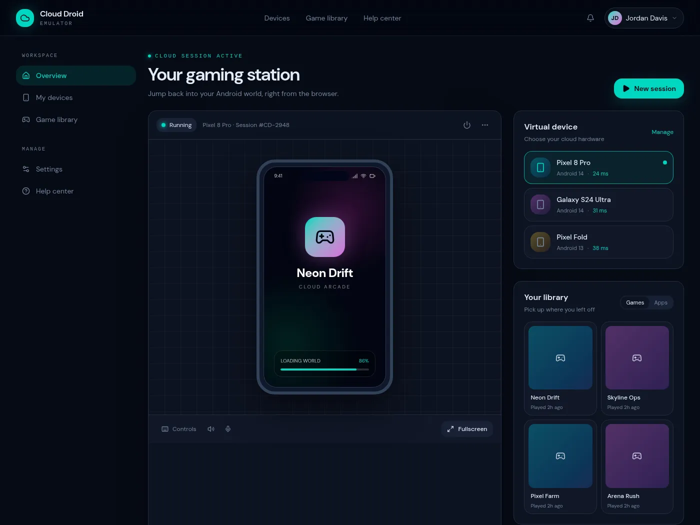 Cloud Droid Emulator