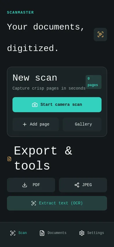ScanMaster Mobile