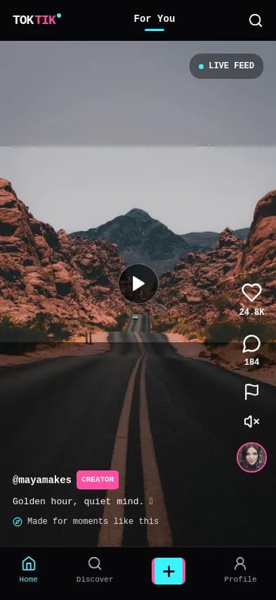 TOK TIK Video App