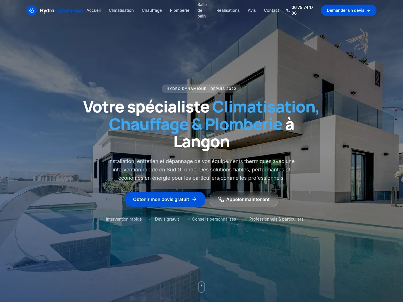 Hydro Dynamique Premium Site