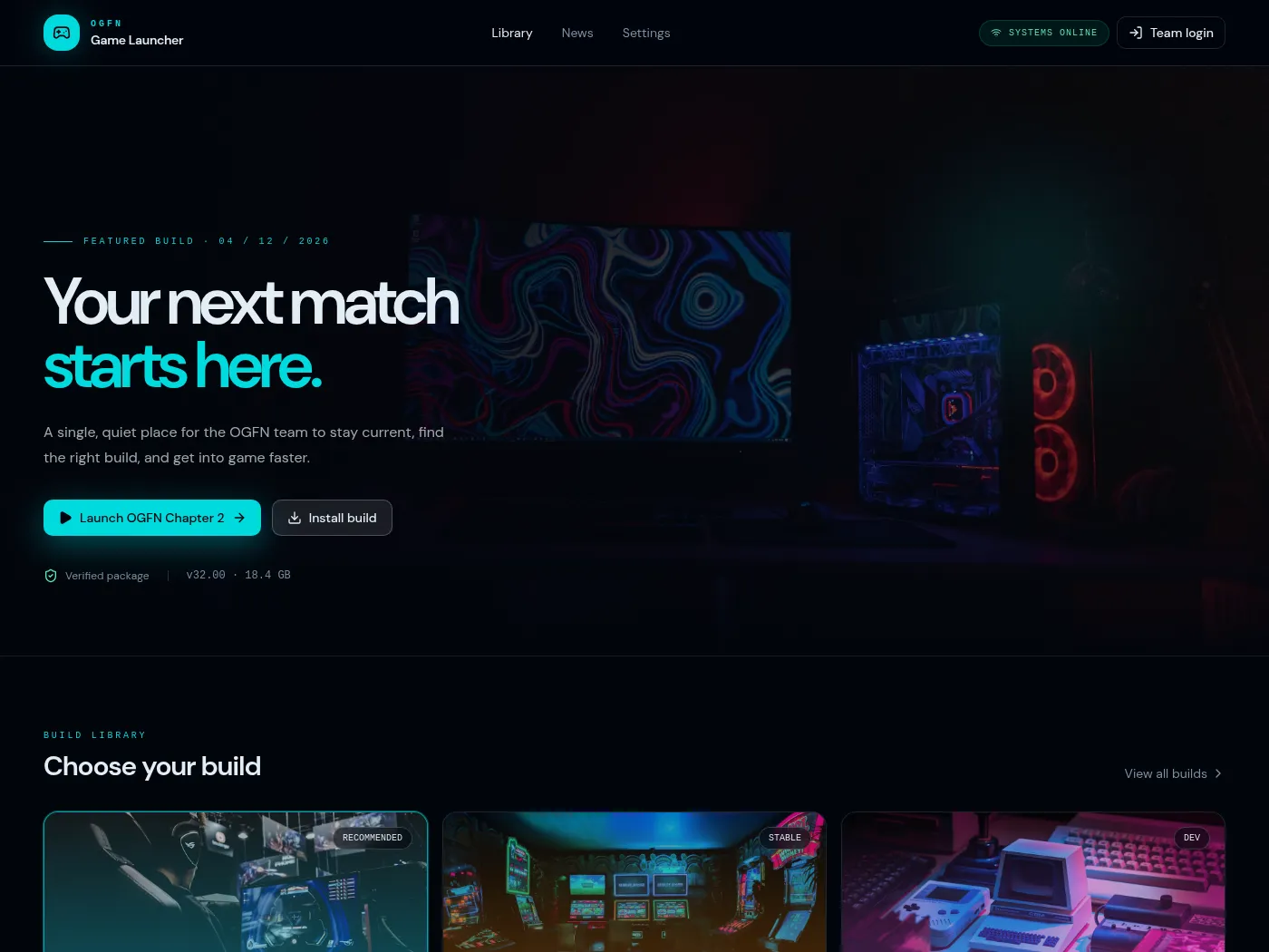 OGFN Game Launcher