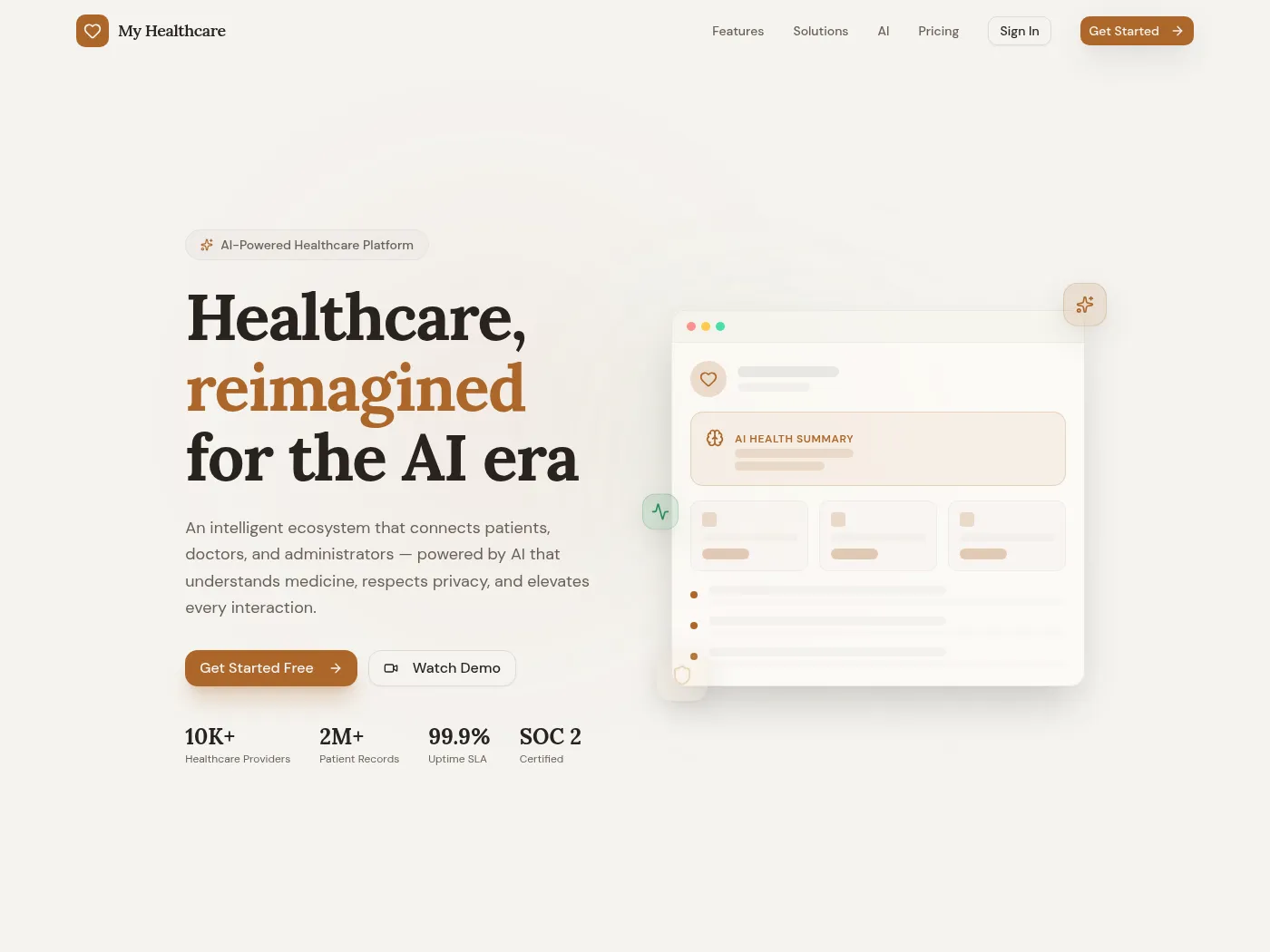 My Healthcare AI Suite