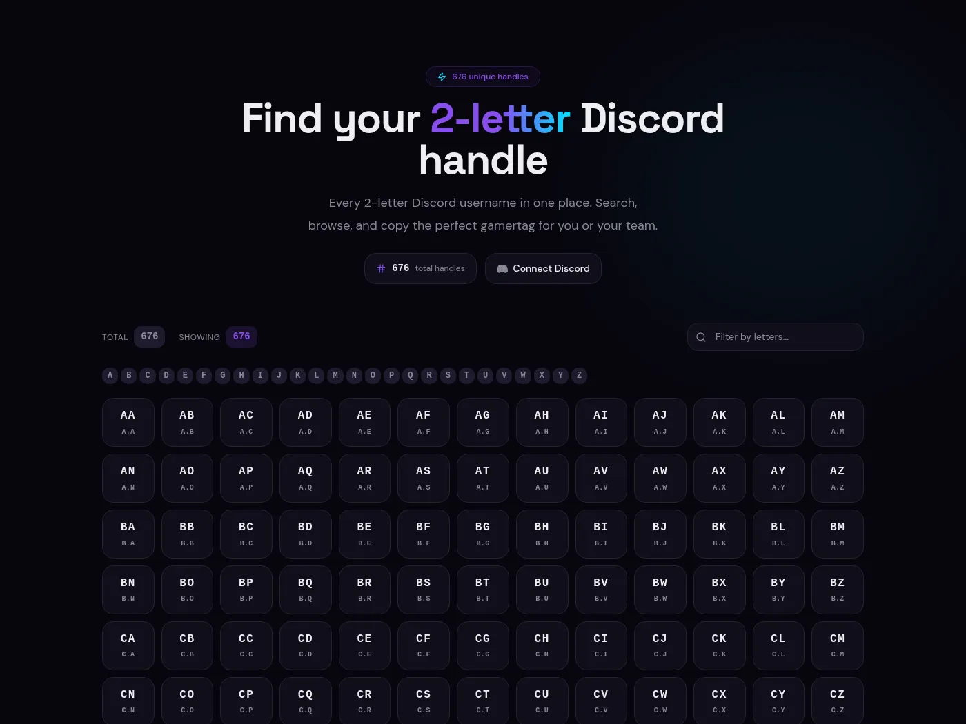 Discord Handle Finder
