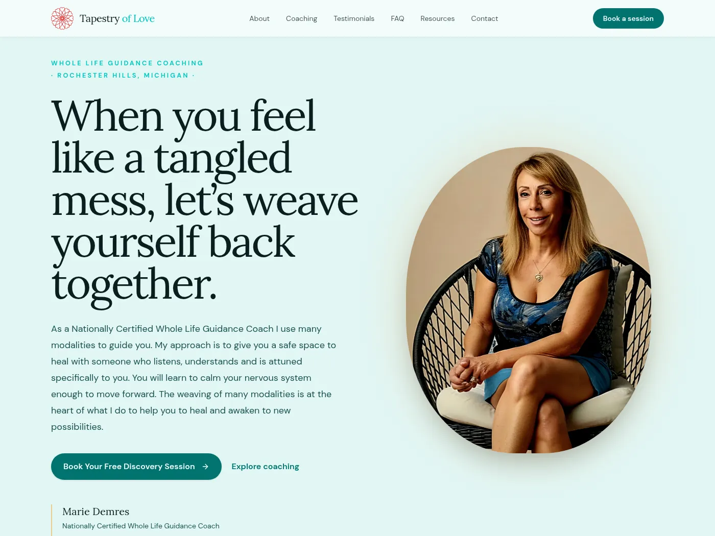 Tapestry Of Love Website