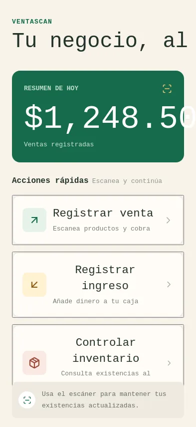 VentaScan Móvil