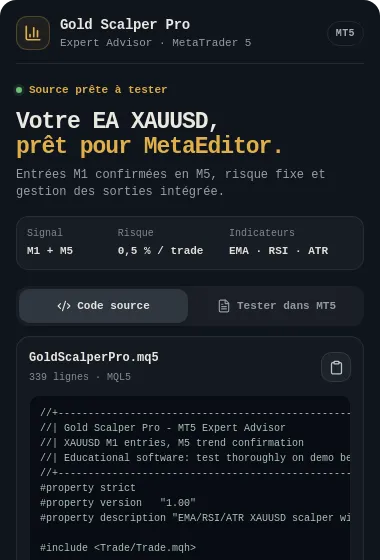 Gold Scalper Pro MT5 Bot