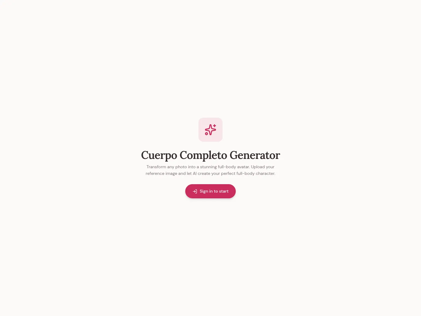 Cuerpo Completo Generator