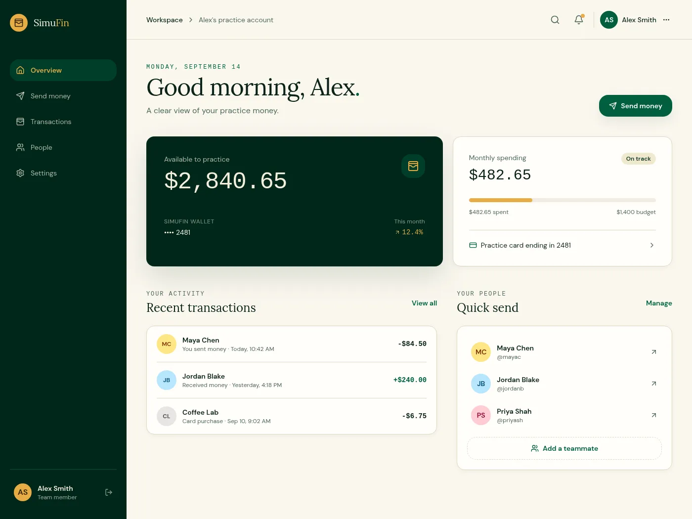 SimuFin App