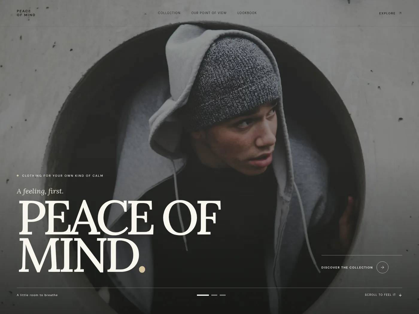 Peace of Mind Brand Site