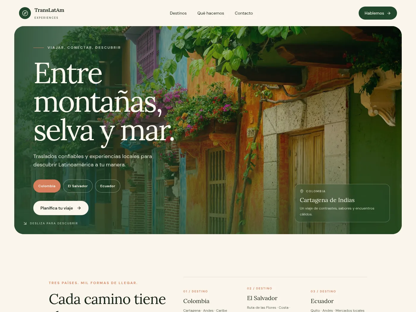 TransLatAm Experiences