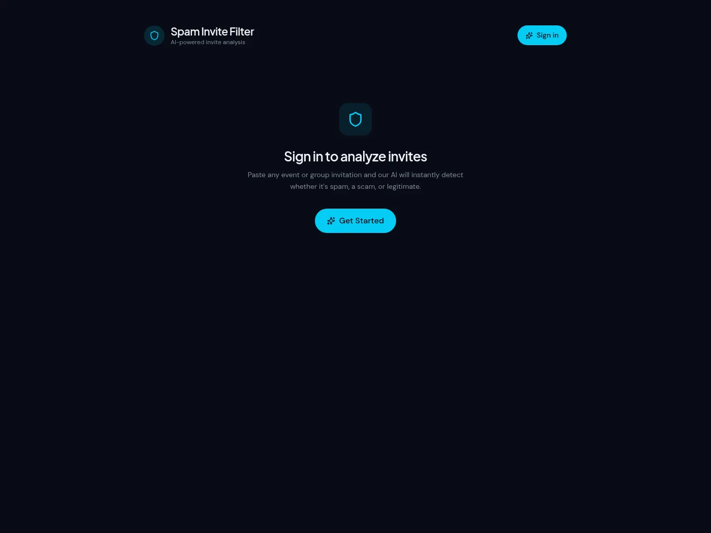 Spam Invite Filter