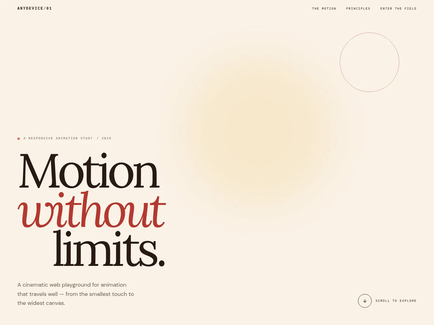 AnyDevice Animation Site