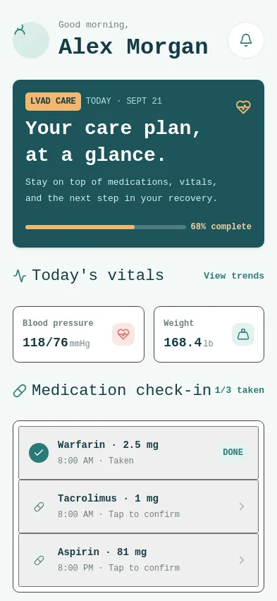 LVAD Care Companion