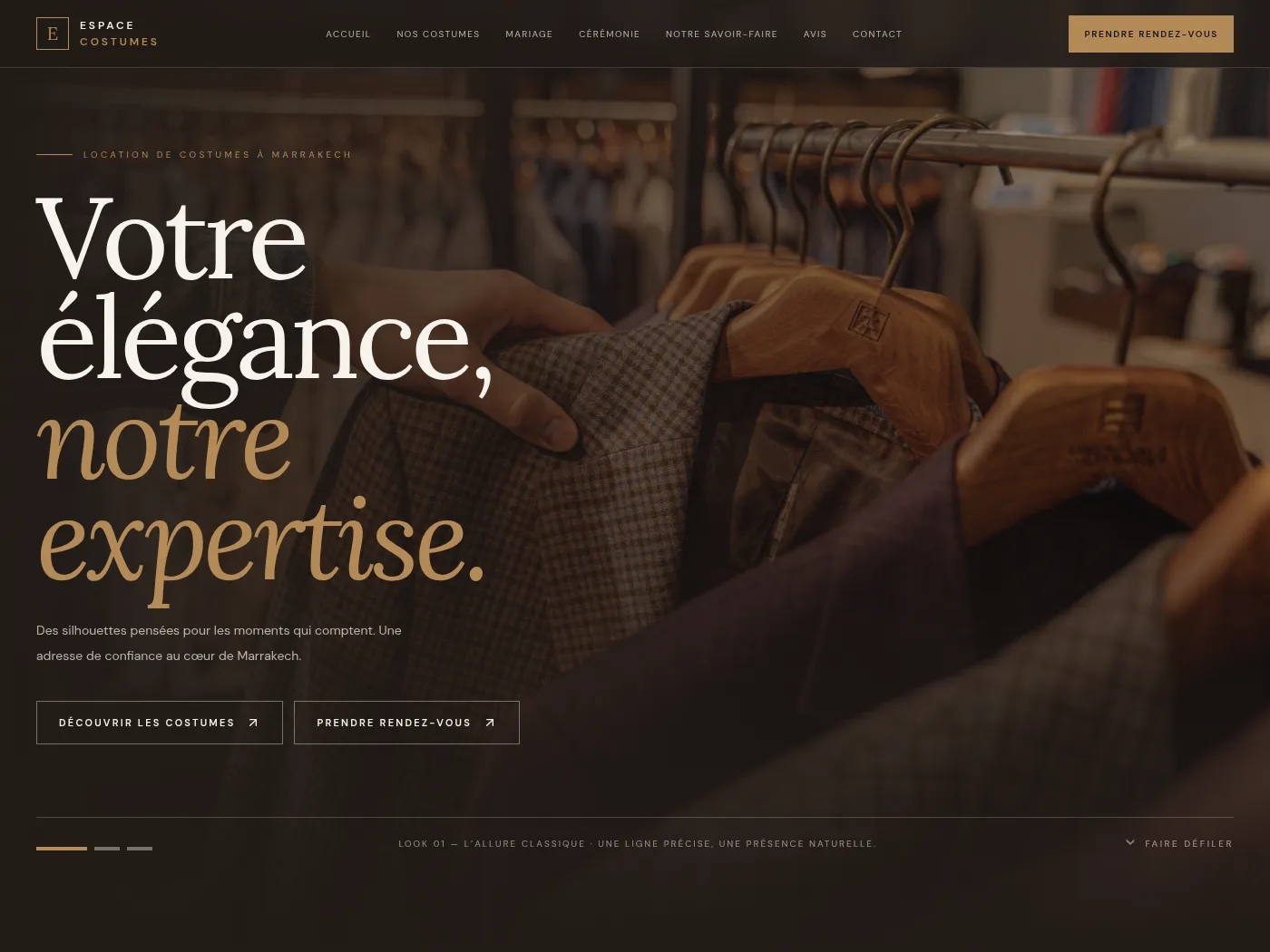 Espace Costumes Luxe Web