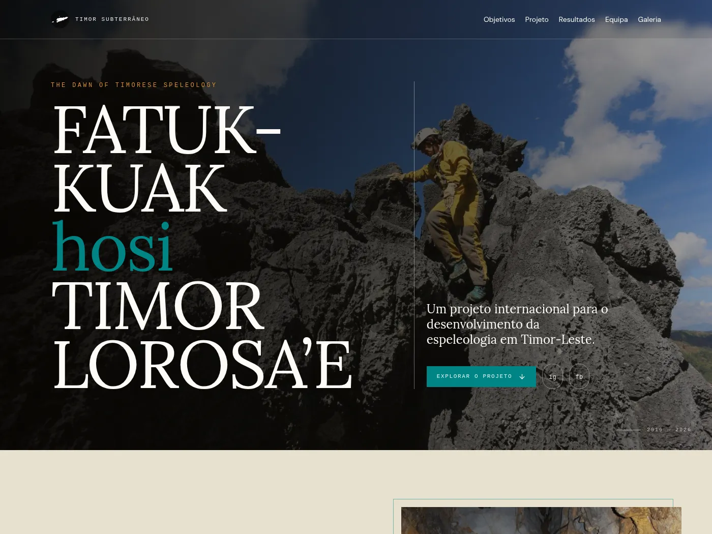 Timor Speleo Portal