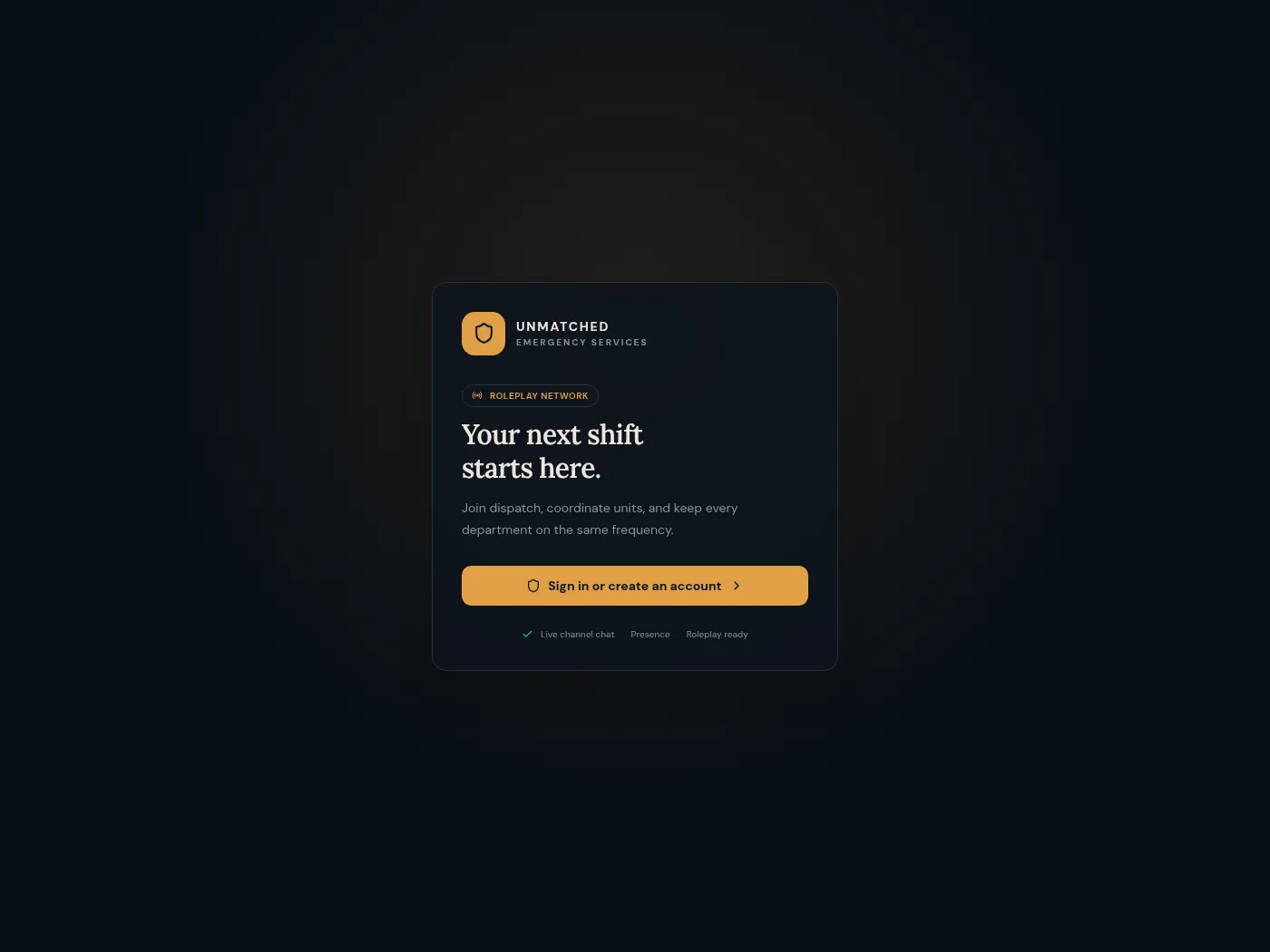 RP Emergency Discord Clone