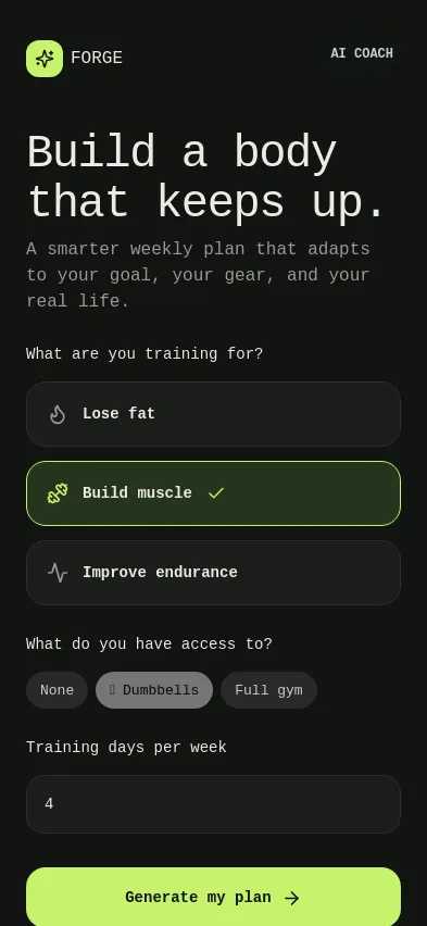 AI Workout Coach